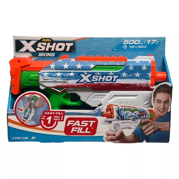 Zuru | Toys | Zuru Xshot Water Fastfill Skins Usa Hyperload Water ...